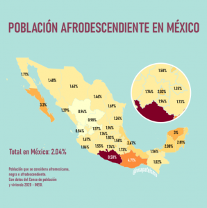 Mexico's Afro-Mexican Population Map | Wondering Maps