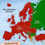 Europe's Alphabet Languages Map
