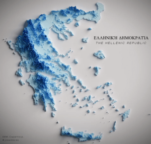 Greece Elevation Map | Wondering Maps