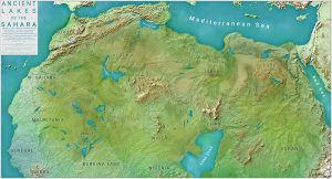 Sahara Desert Map (8,000 Years Ago vs. Today) - Wondering Maps