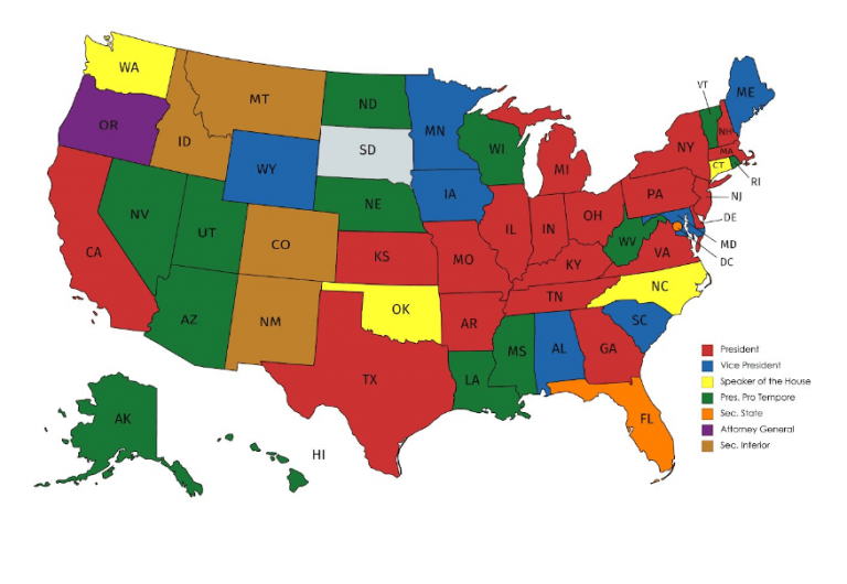 Highest Ranking Official in Each U.S. State | Wondering Maps